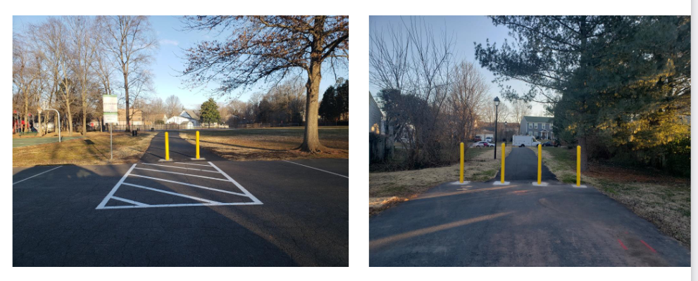City of Manassas Installs Dangerous and Unnecessary Trail Bollards ...